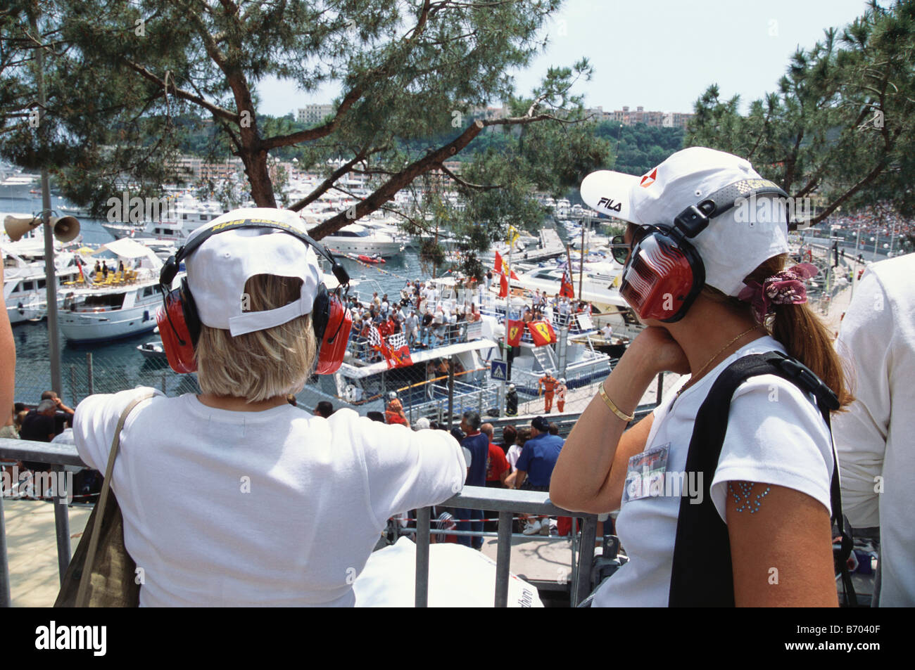People watching the Formula 1 Grand Prix, F1, Monte Carlo, Monaco ...
