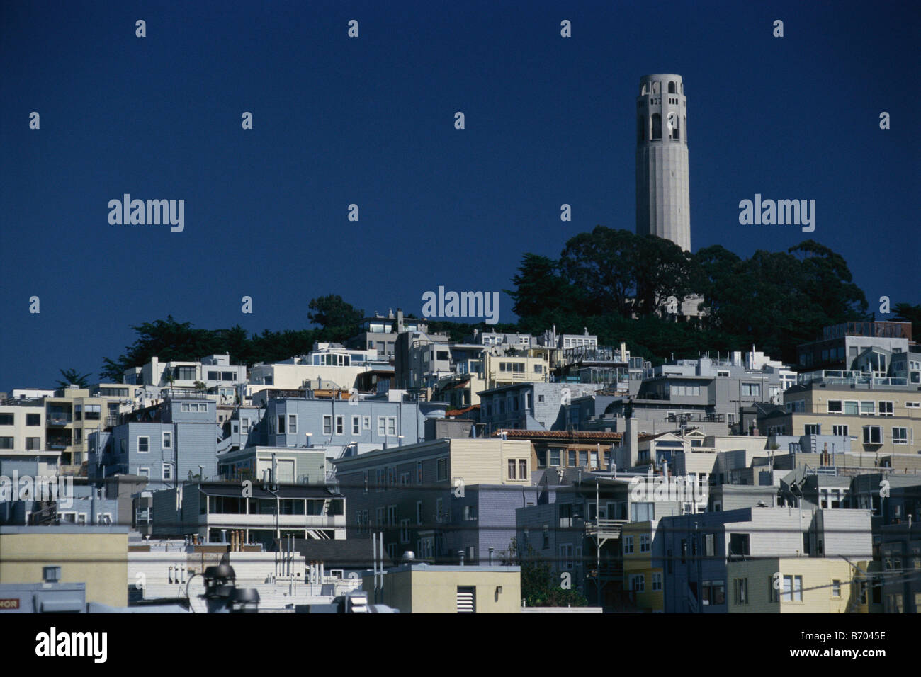 Coit Tower, Telegraph Hill, San Francisco, California, USA Stock Photo ...