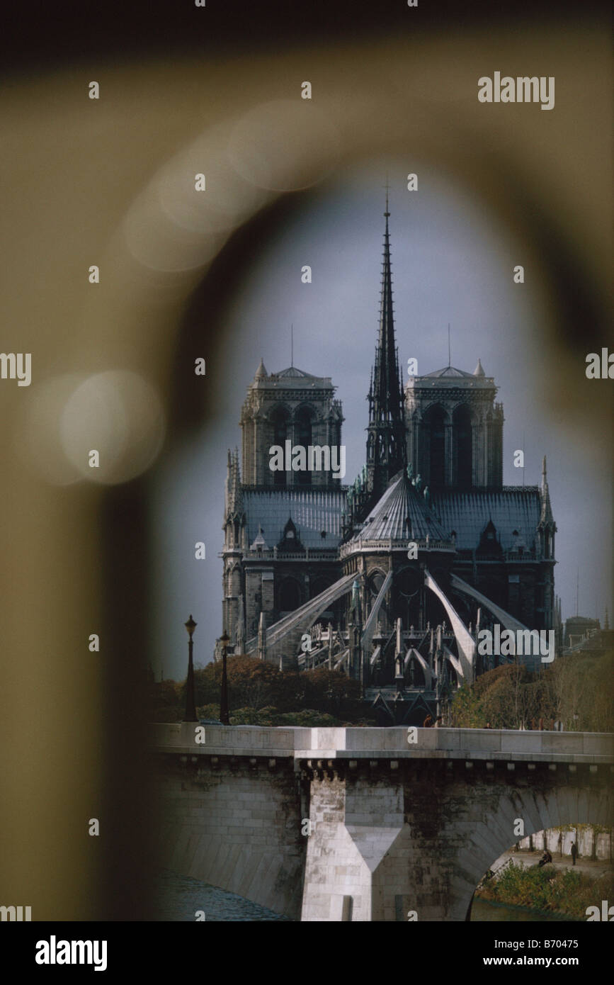 Notre dame cathedral view through hi-res stock photography and images ...