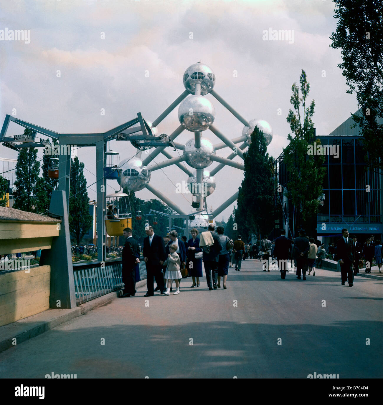 Expo 58, Heysel, Brussels, Belgium, 1958 Stock Photo - Alamy