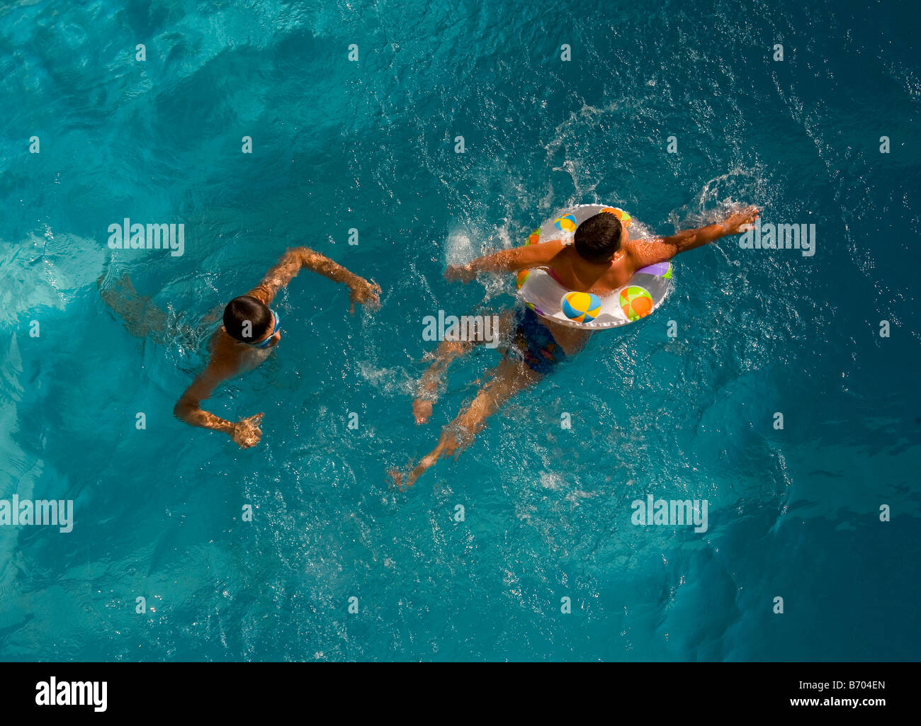 Swimming in pool Turkey Stock Photo - Alamy