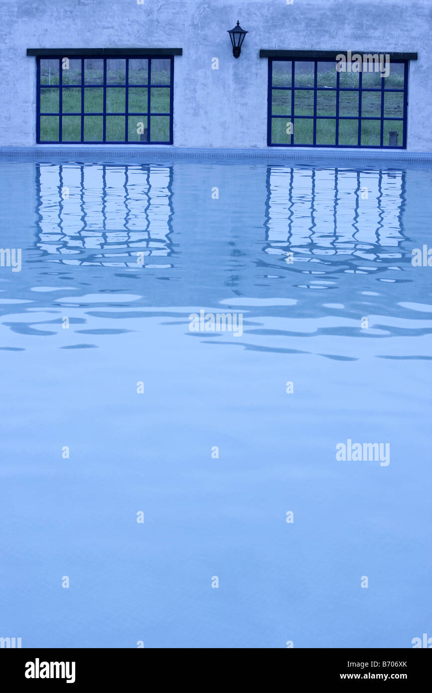 SPA Pool Window Stock Photo - Alamy