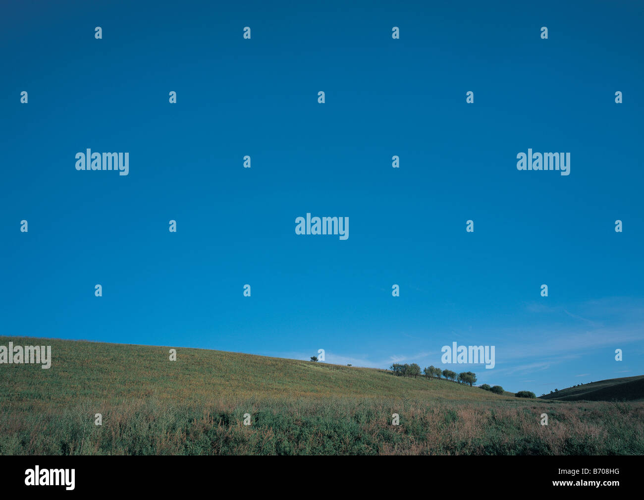 Plain under clear sky Stock Photo - Alamy
