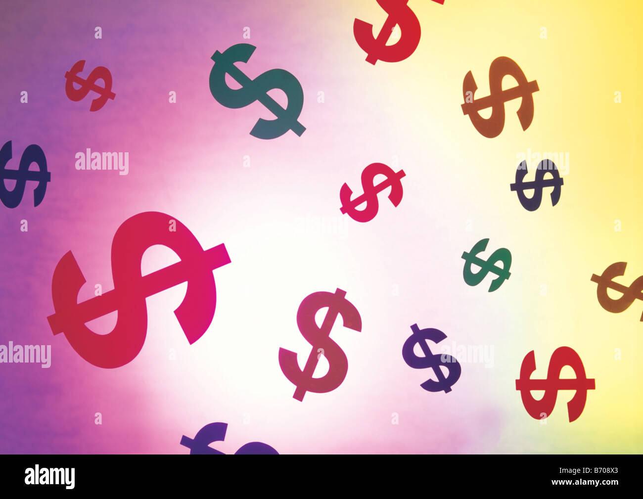 A lot of dollar signs Stock Photo - Alamy