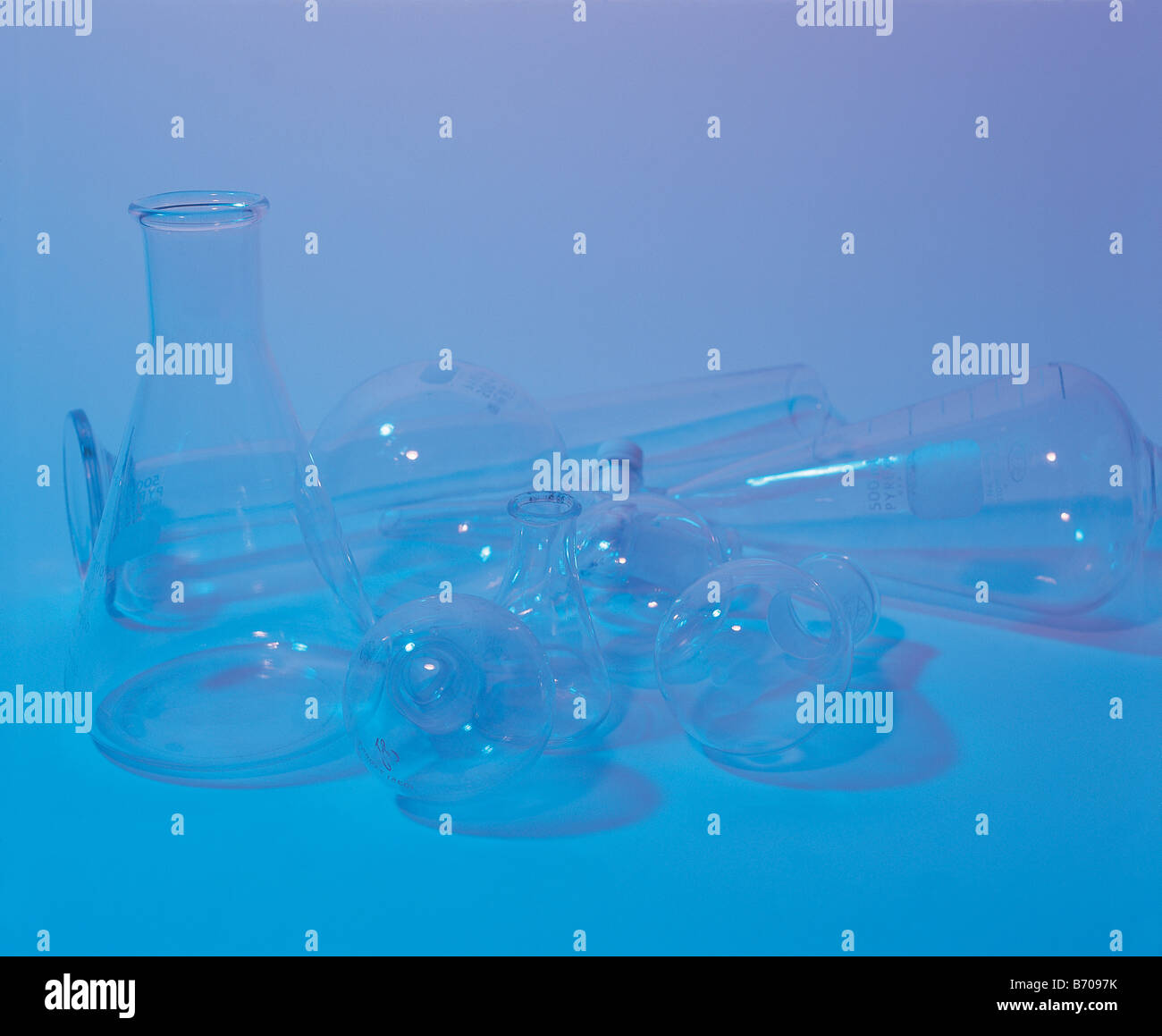 Glass test bottle and tube Stock Photo - Alamy