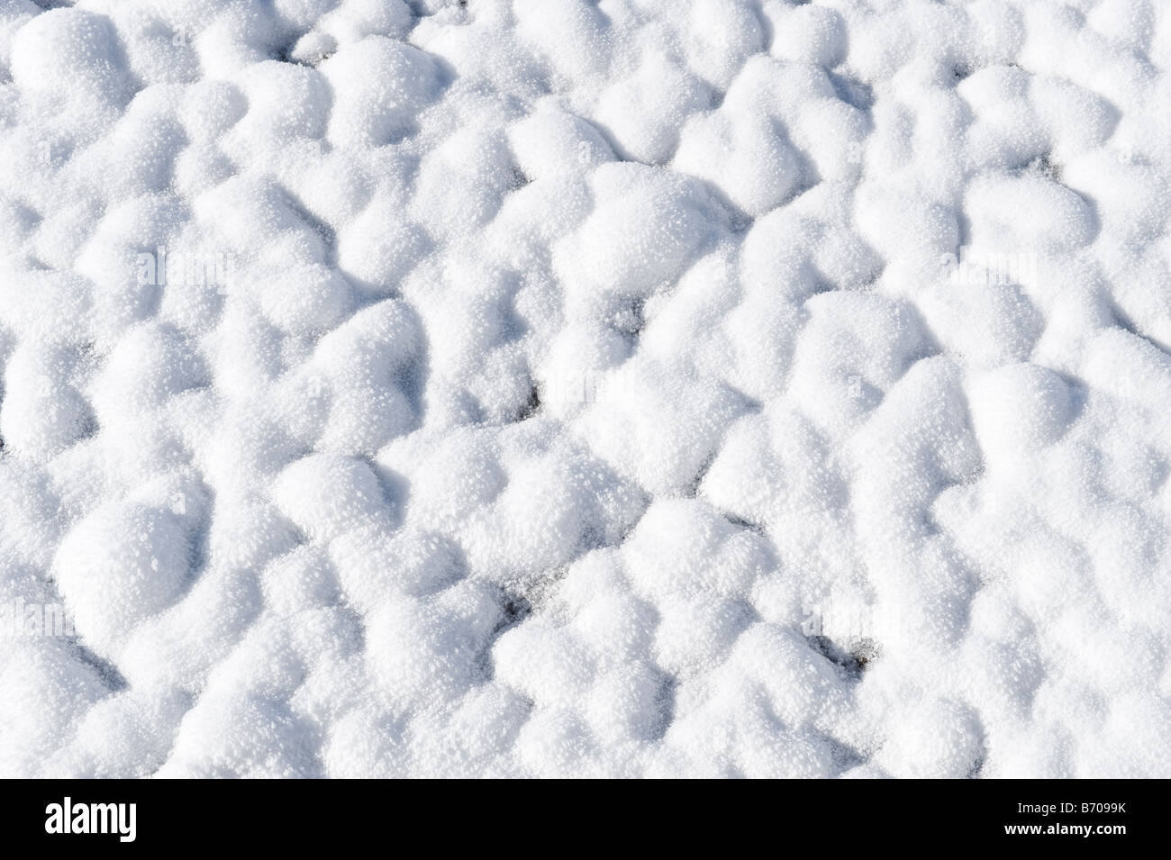 Patterns in the snow created by thermal features in Yellowstone ...