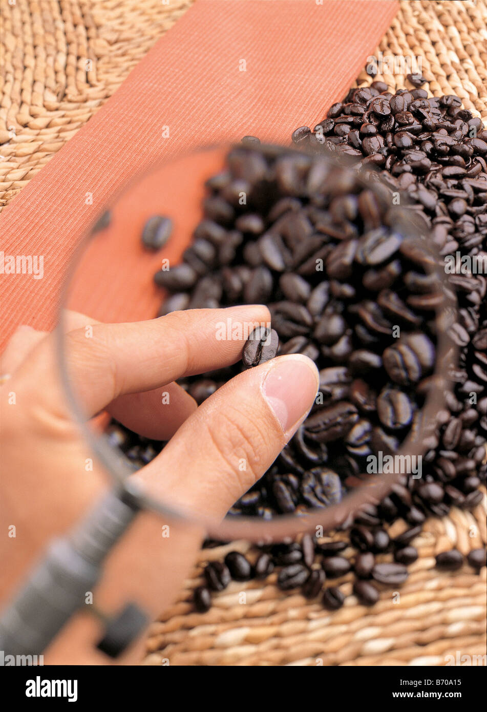 Close-up of Coffee beans Stock Photo - Alamy
