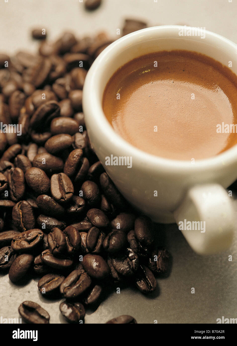 Close-up of Coffee Stock Photo - Alamy