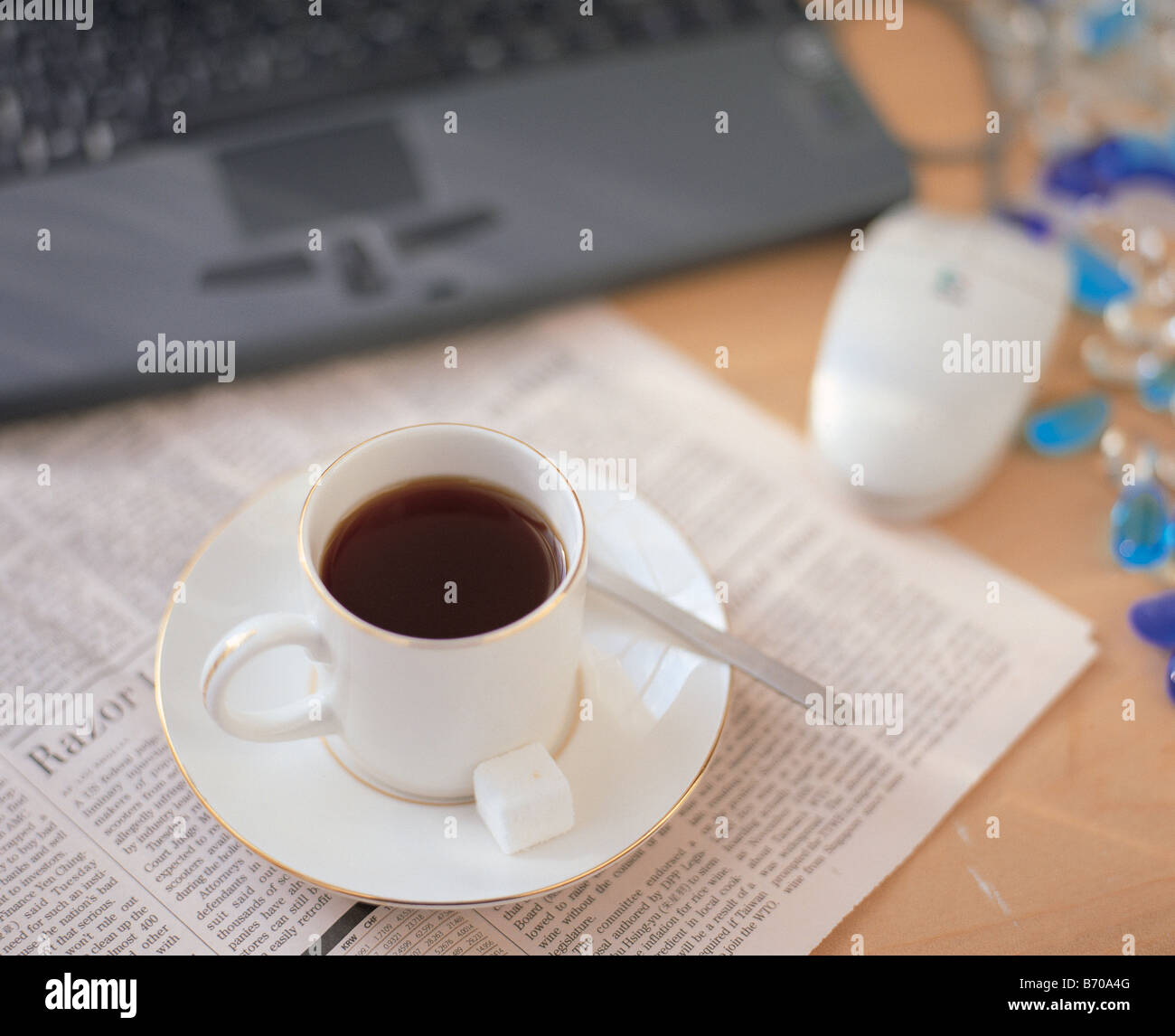 Close-up of Coffee Stock Photo - Alamy