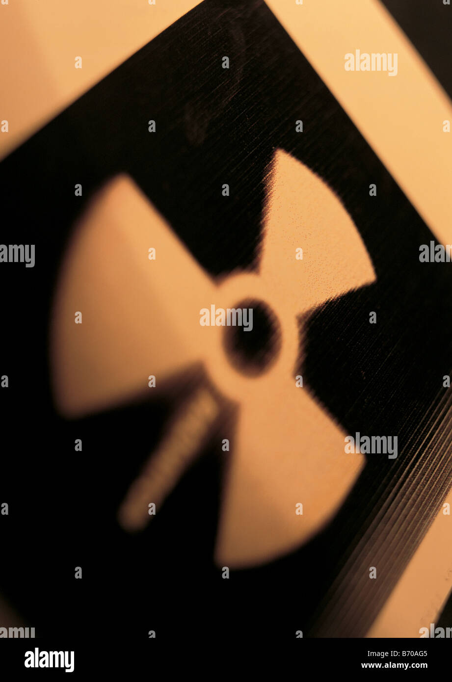 Symbol of nucleonics Stock Photo - Alamy