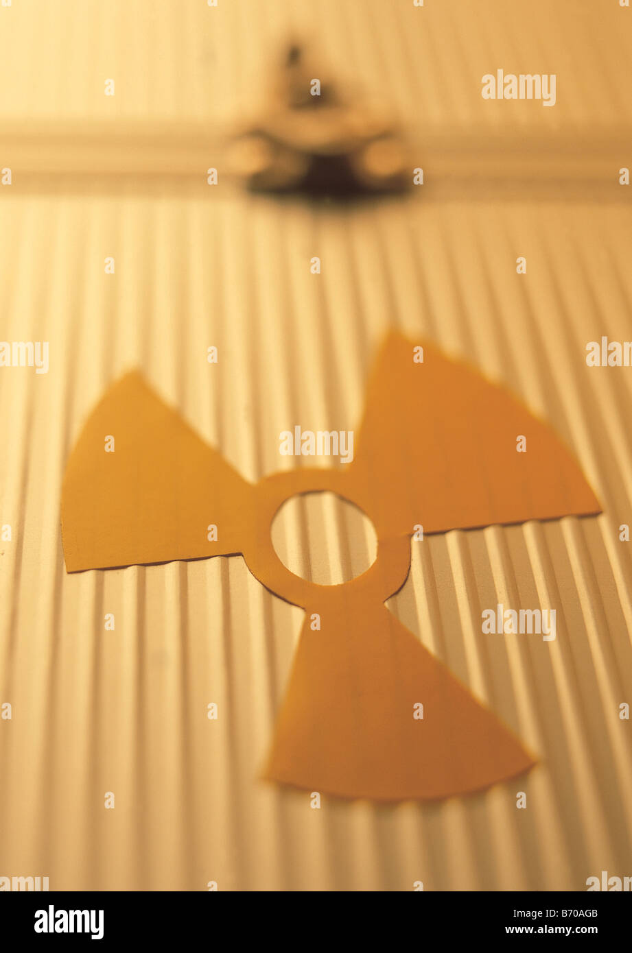 Symbol of nucleonics Stock Photo - Alamy