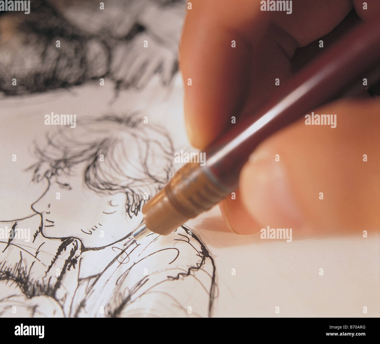 Crayon hand drawing hi-res stock photography and images - Alamy