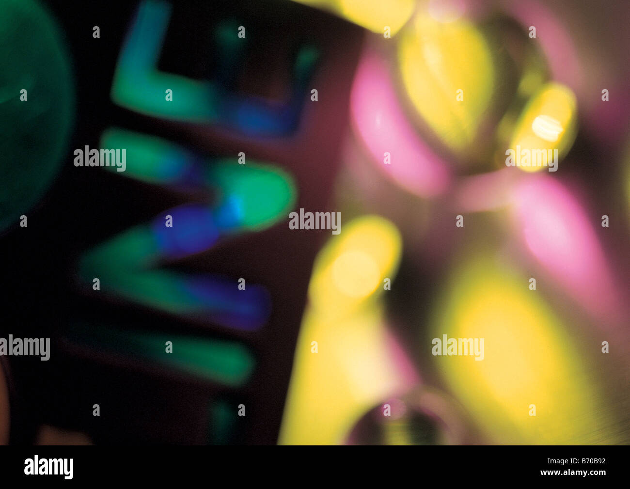 Close-up of motion with colorful light Stock Photo - Alamy