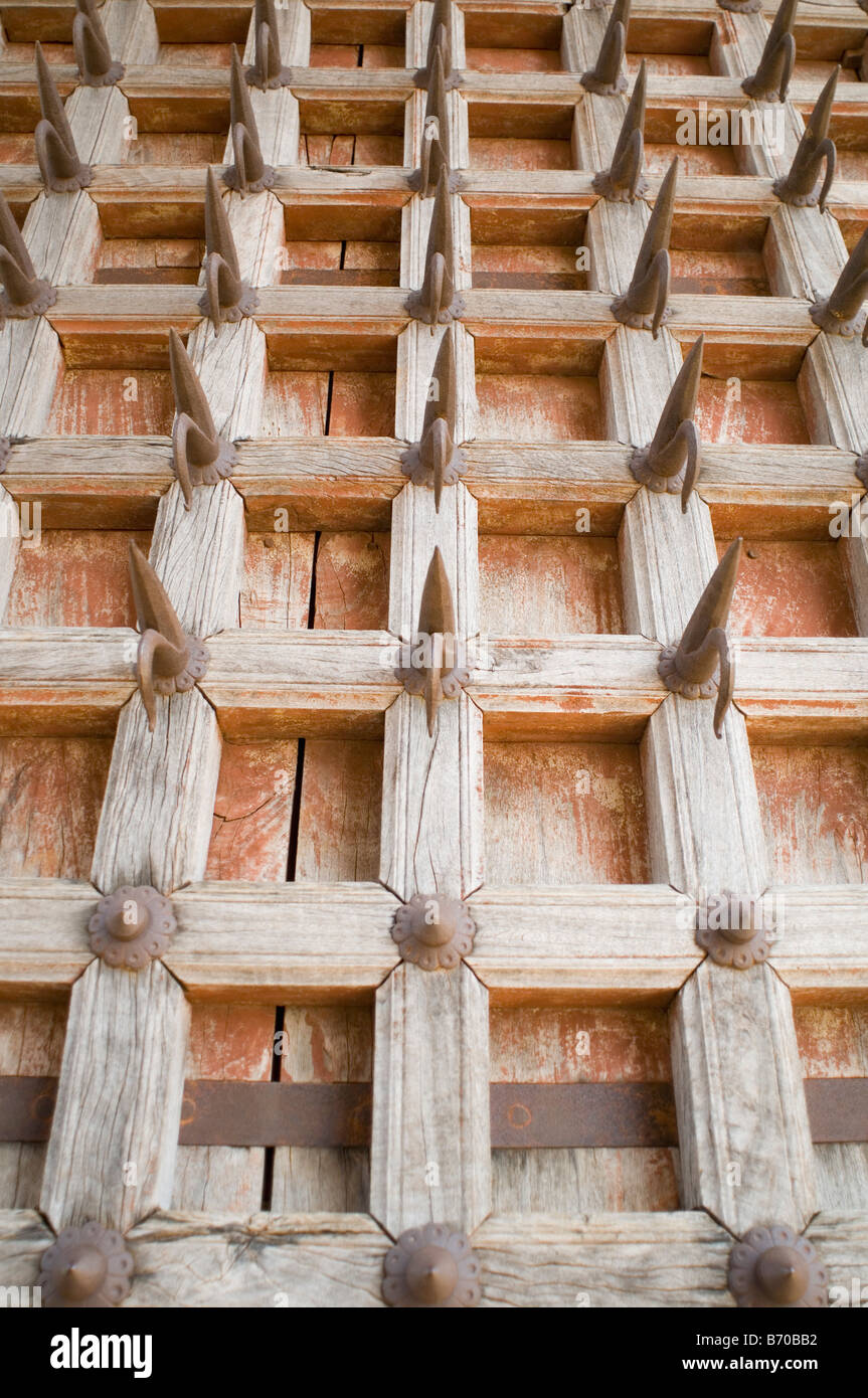 Wooden gate at a fort hi-res stock photography and images - Alamy