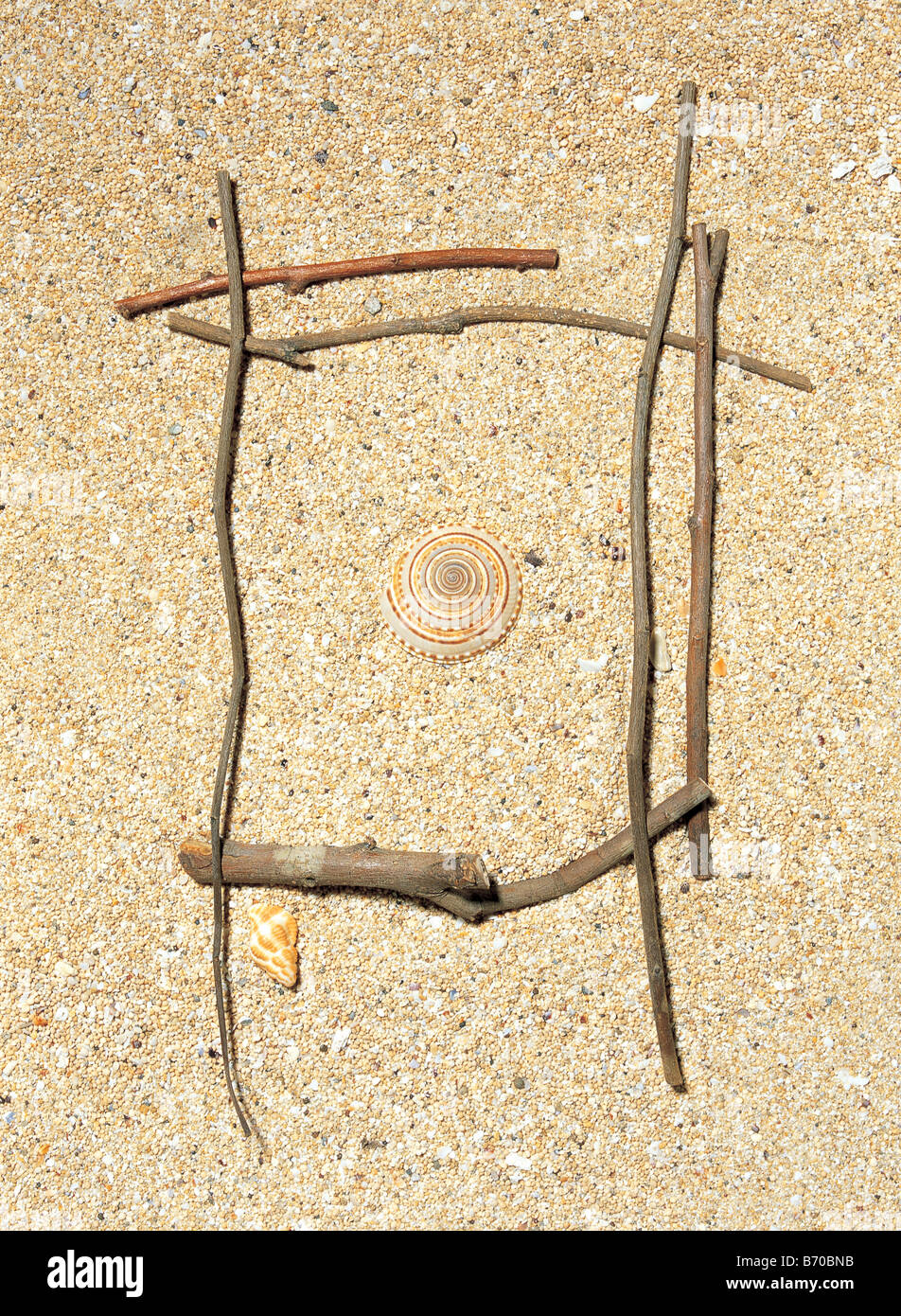 Branches form a square Stock Photo - Alamy