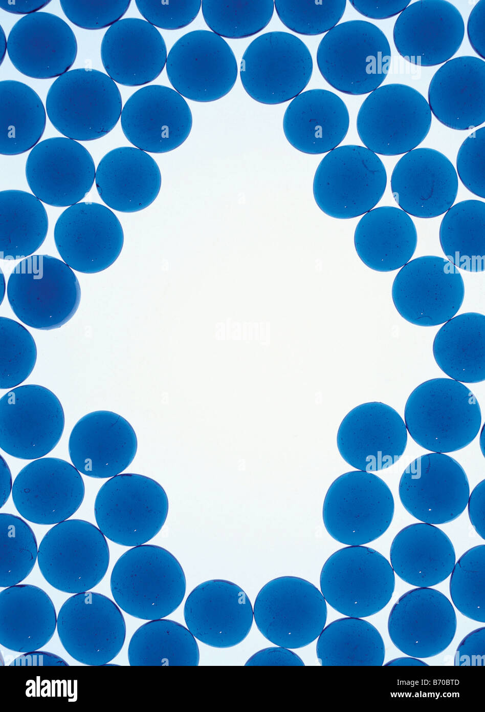 Dark blue crystal form a frame Stock Photo - Alamy