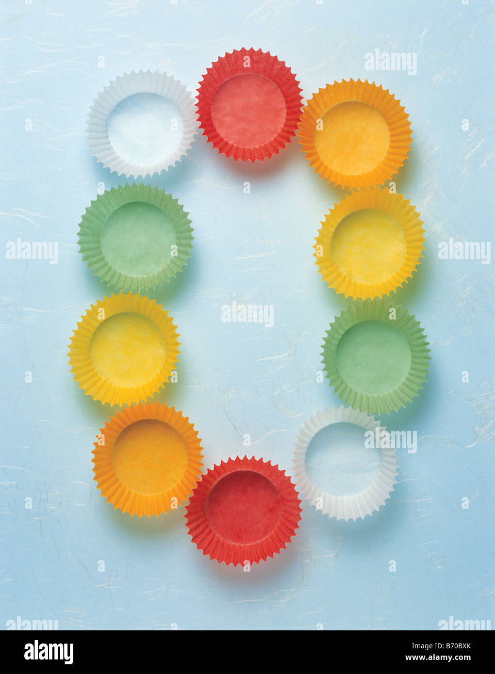 Colorful circles form a round of frame Stock Photo - Alamy