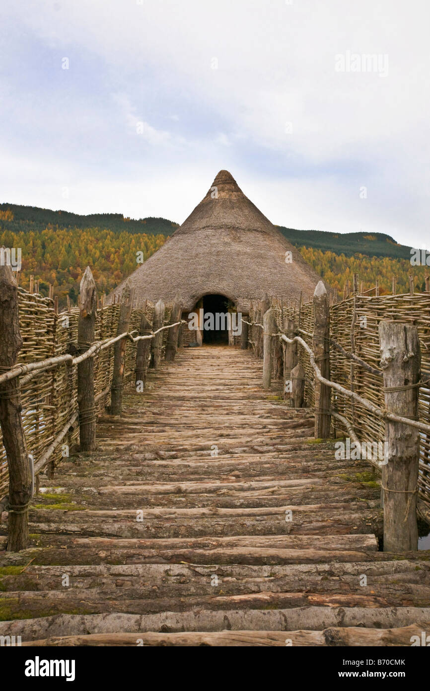 Scottish Crannog Centre at Kenmore, Loch Tay Stock Photo - Alamy