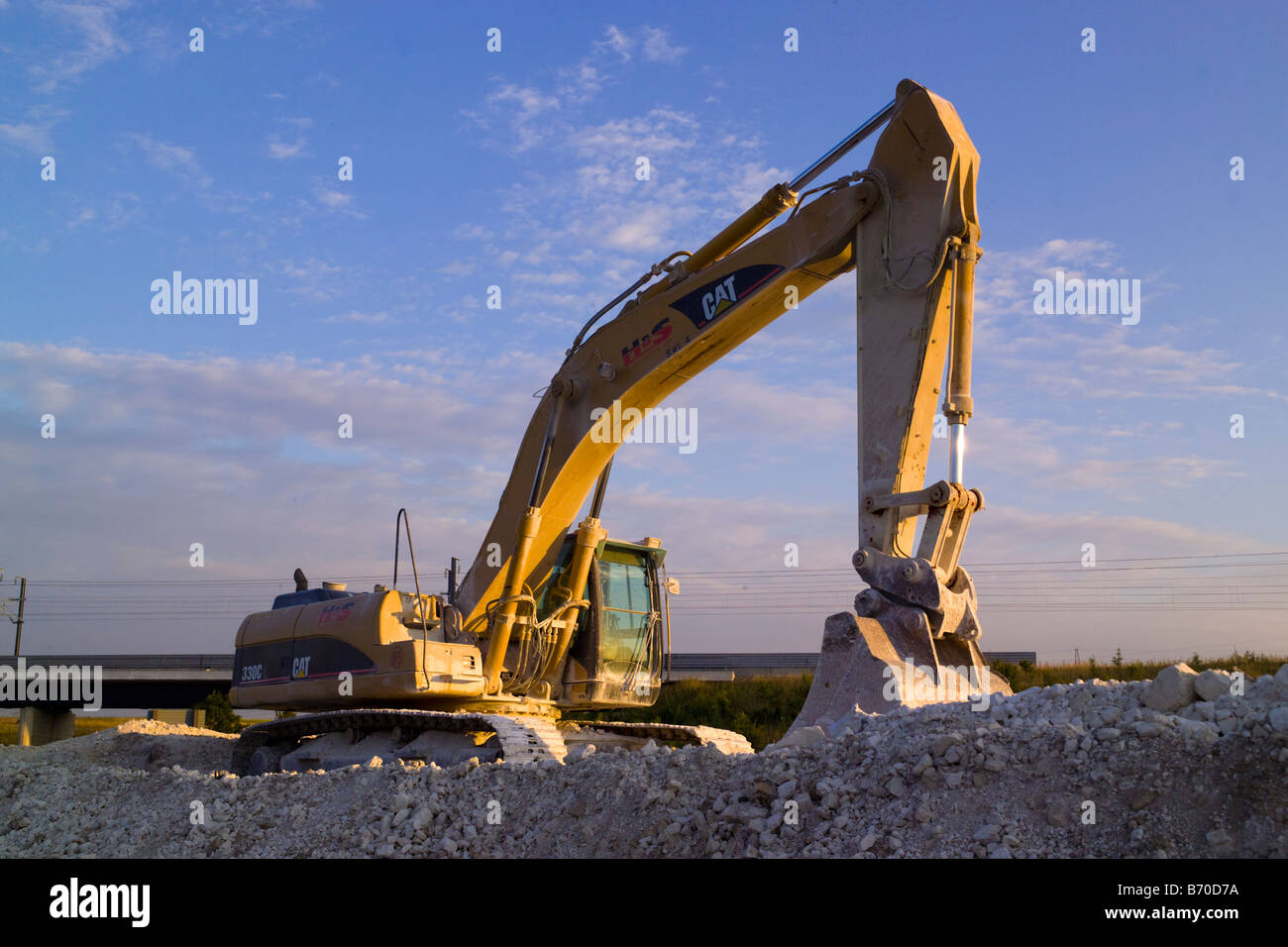 Caterpillar digger hi-res stock photography and images - Alamy
