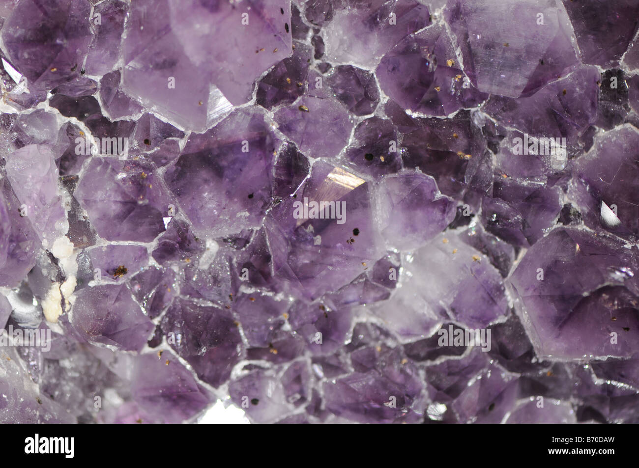 amethyst a form of quartz Stock Photo - Alamy