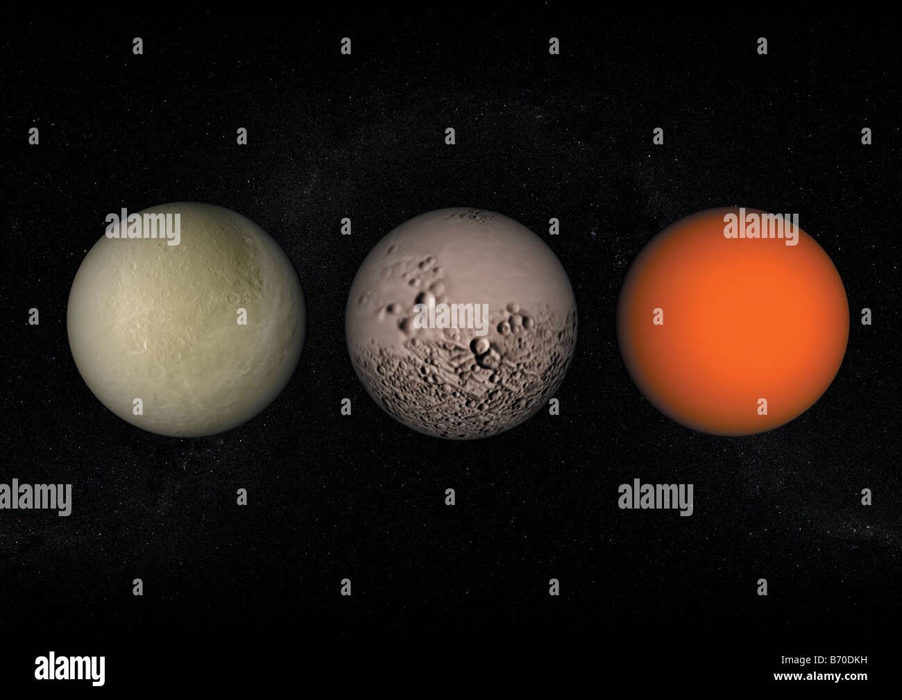 Planets in space universe hi-res stock photography and images - Alamy