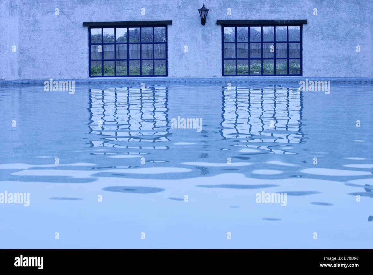 SPA Pool Window Stock Photo - Alamy