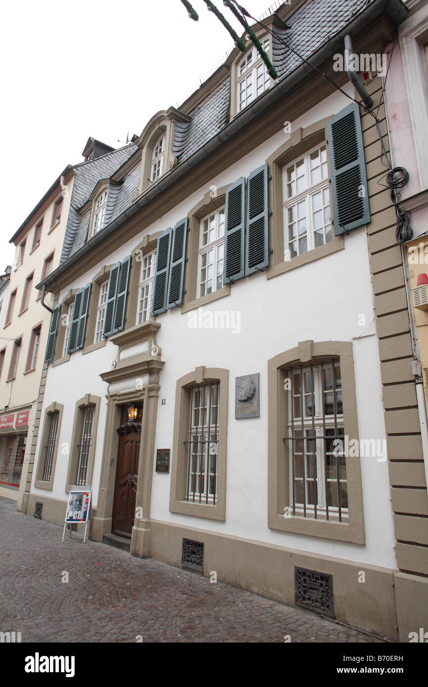 Karl Marx's birthplace house, Trier, Rheinland, Germany Stock Photo - Alamy