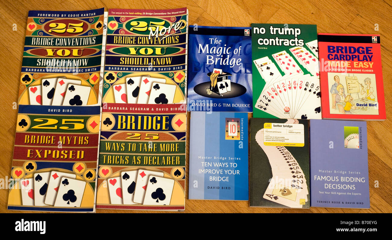 Books on bridge by David Bird, signed versions owned by Julian Pottage ...