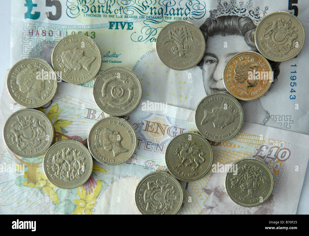 10 pound notes hi-res stock photography and images - Alamy