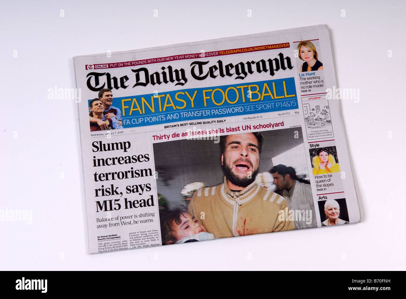The telegraph newspaper press hi-res stock photography and images - Alamy