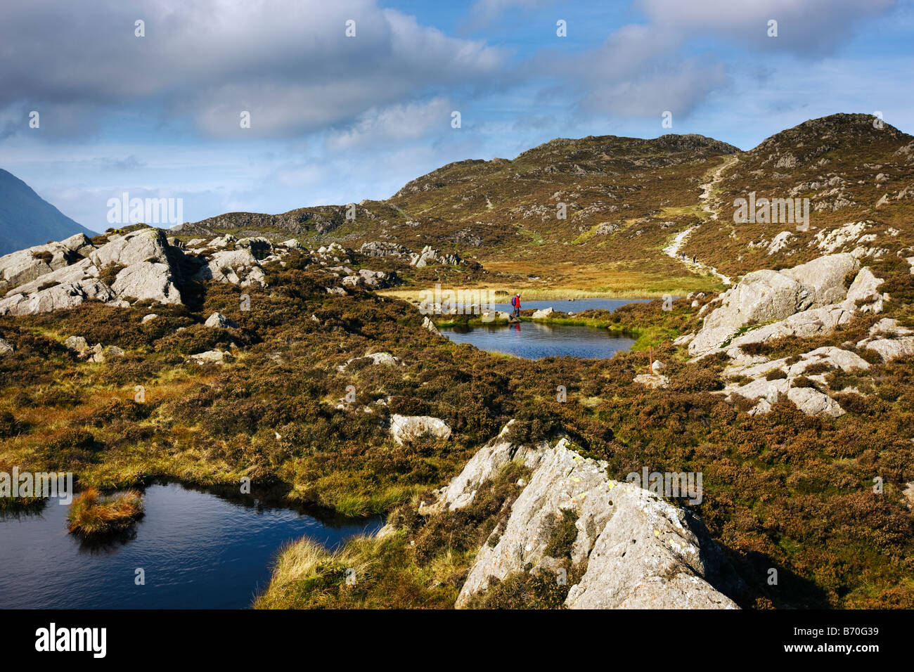 Innominate tarn on haystacks mountain hi-res stock photography and ...