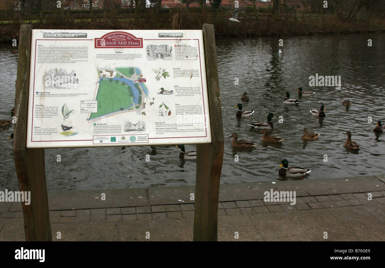 Tickhill the mill dam hi-res stock photography and images - Alamy