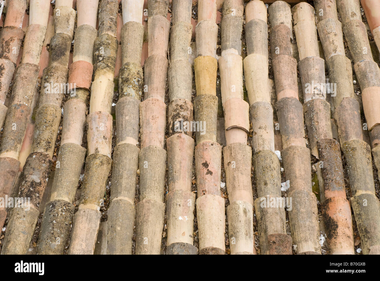 Umbrian roof tiles Stock Photo - Alamy