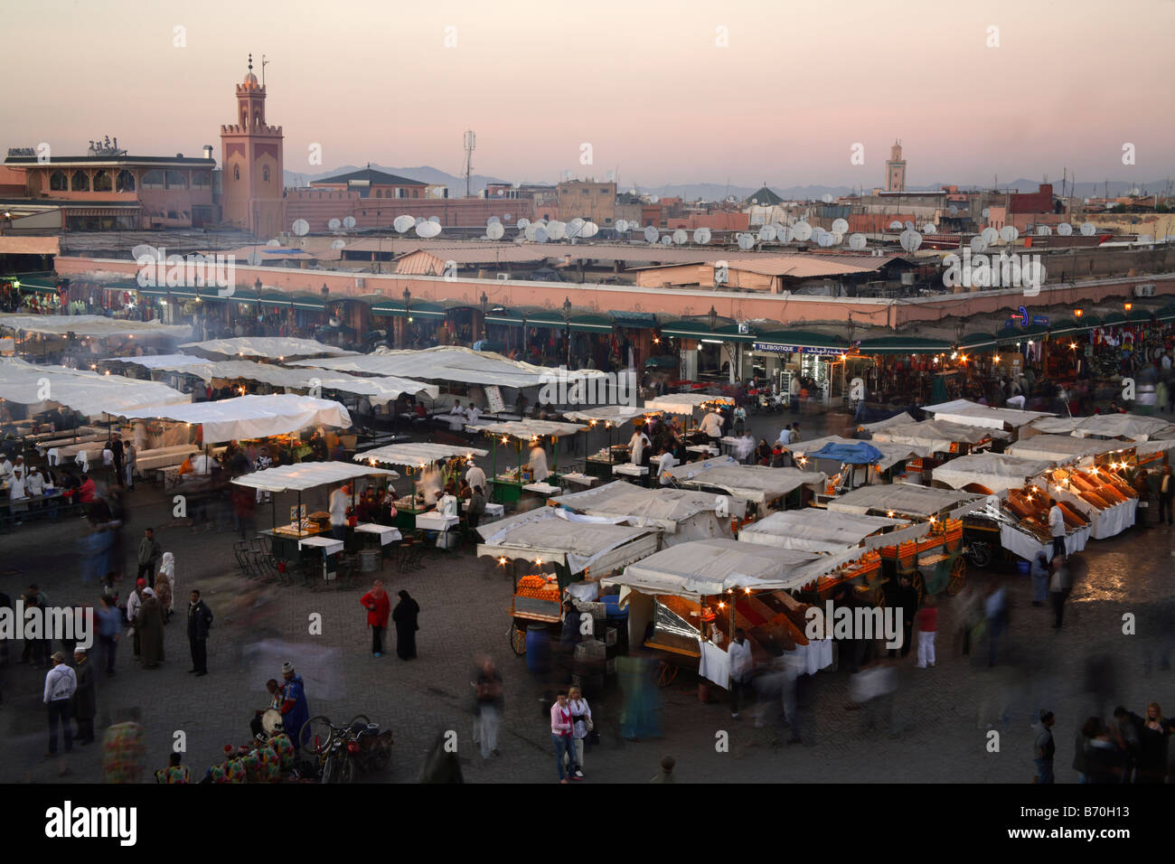 Marrakech tourist square hi-res stock photography and images - Alamy