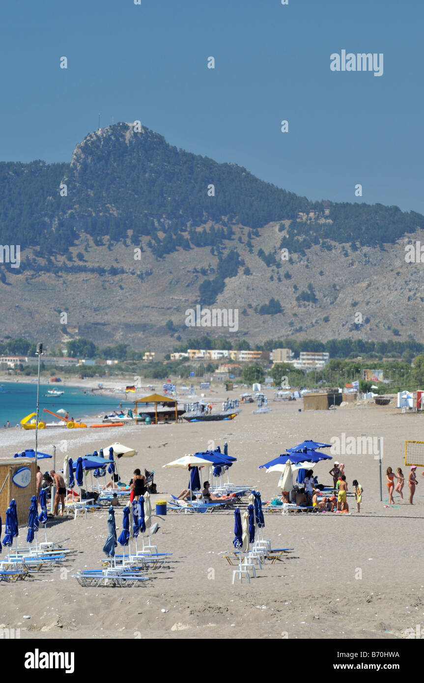Afandou beach Rhodes Greece Stock Photo - Alamy