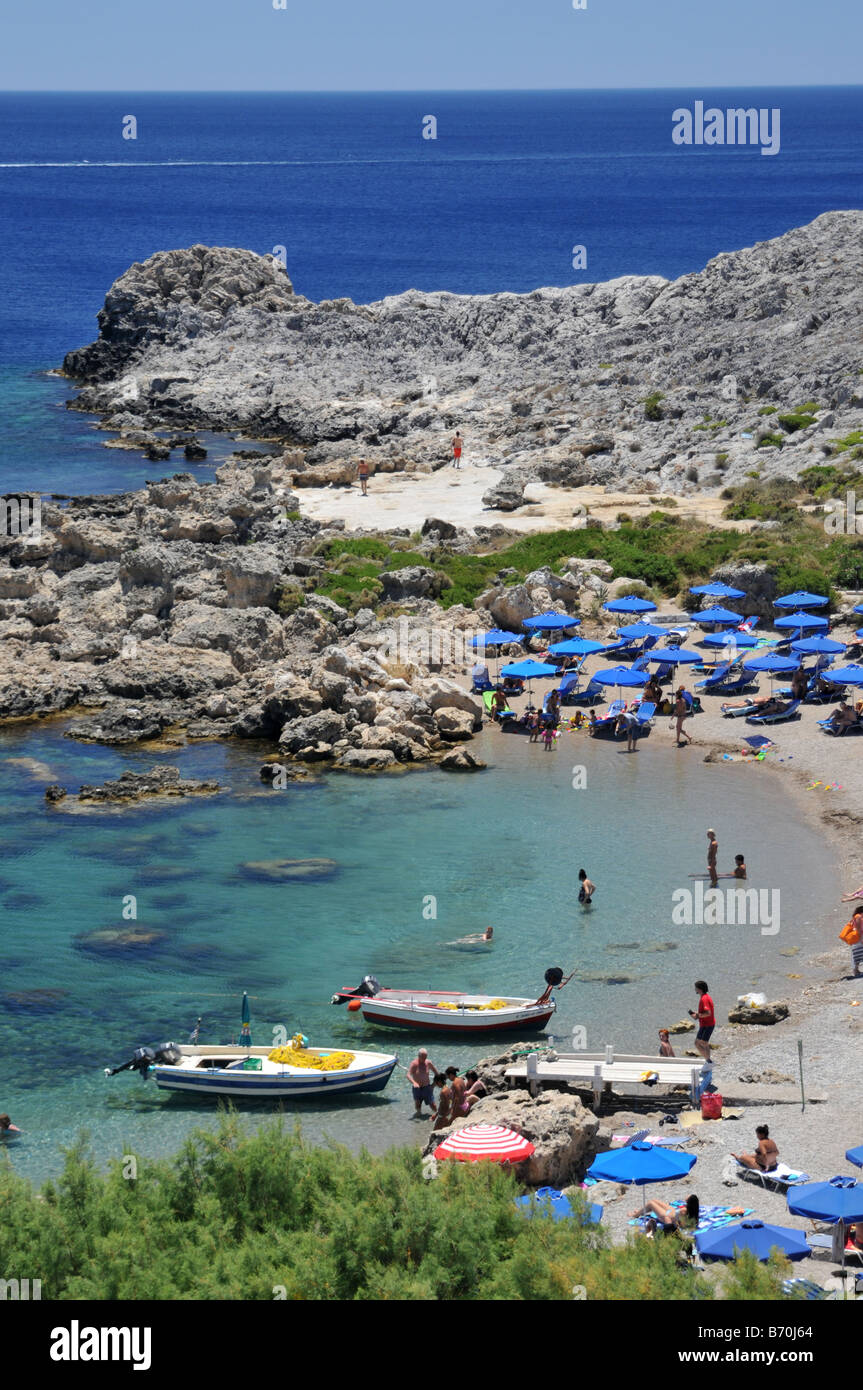 Agios pavlos lindos hi-res stock photography and images - Alamy