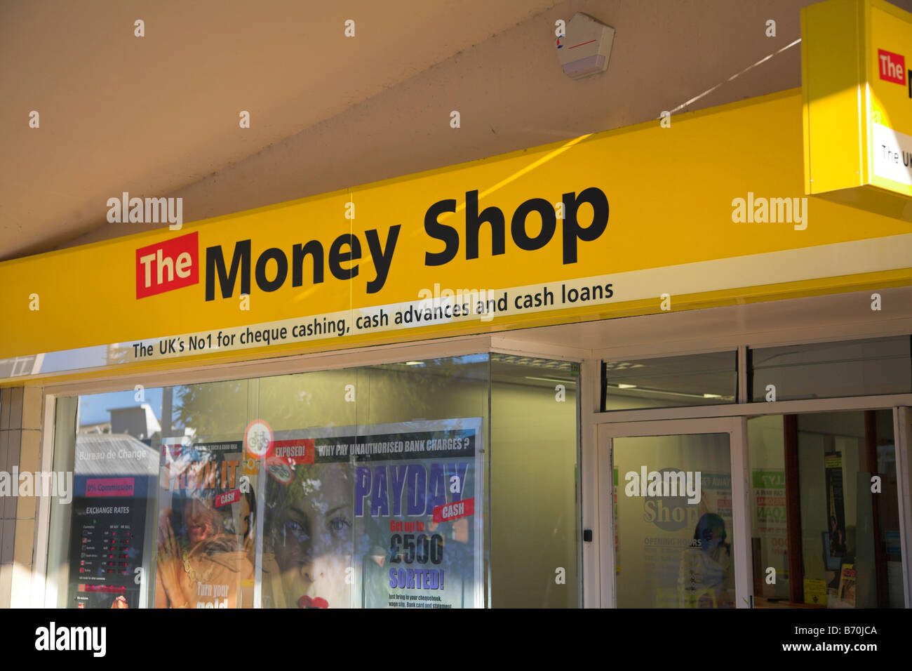 The Money Shop Stock Photo - Alamy