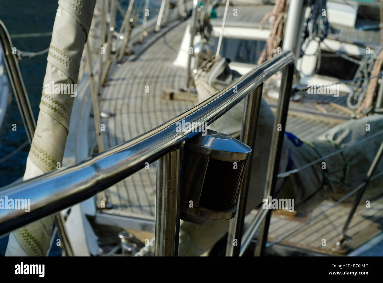 Deck of the vessel Stock Photo - Alamy