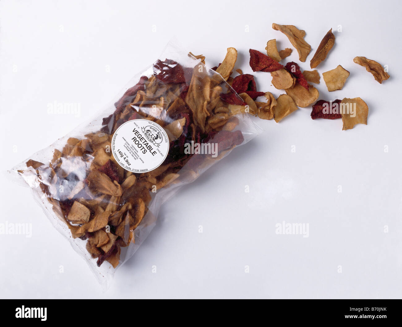 Close-up of vegetable root crisps Stock Photo - Alamy