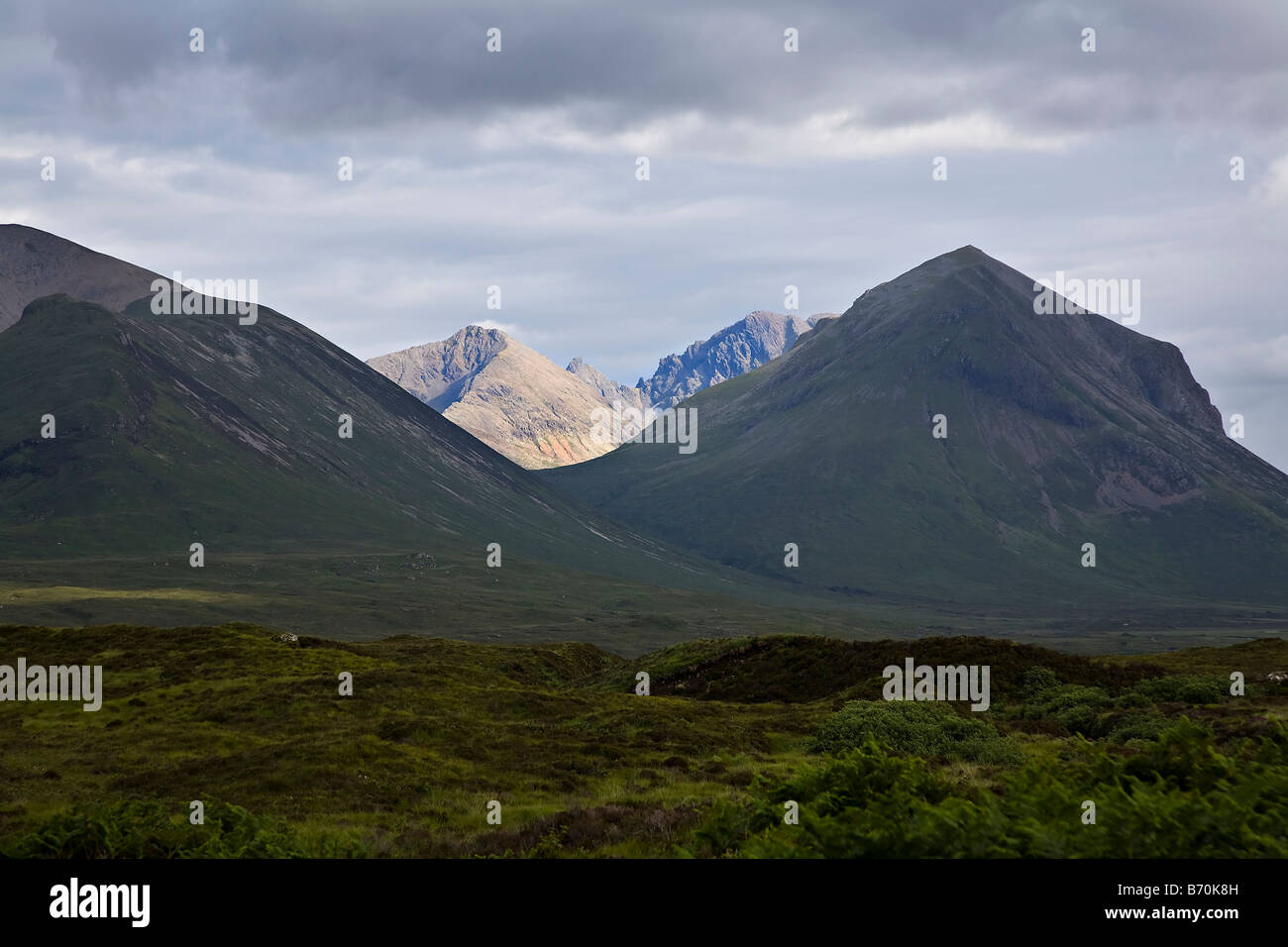 White Cuillin Hills, Isle of Skye, Scotland Stock Photo - Alamy