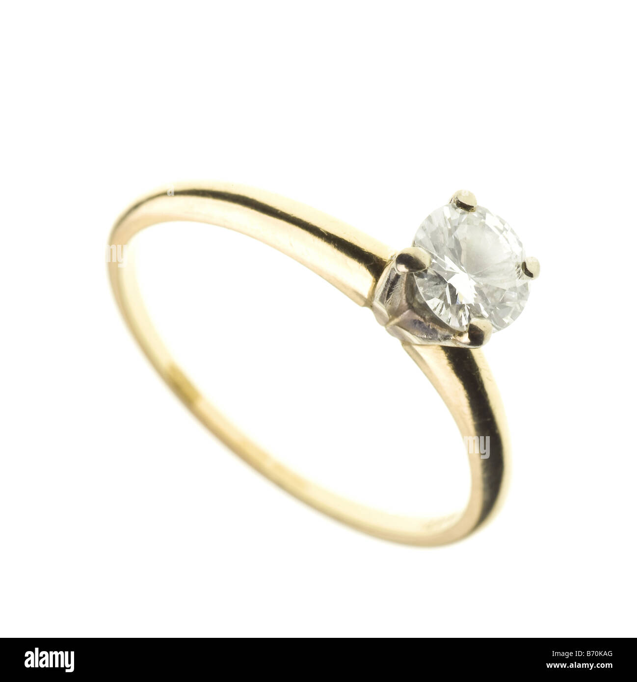 Gold and diamond engagement ring hi-res stock photography and images ...