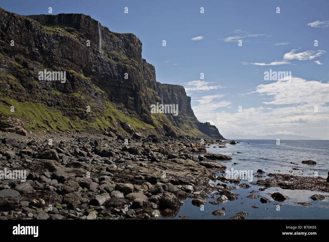 Cliffs at Talisker Bay, Isle of Skye, Scotland Stock Photo - Alamy