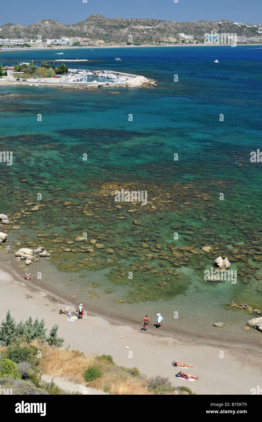 Rhodes lindos swimming hi-res stock photography and images - Alamy