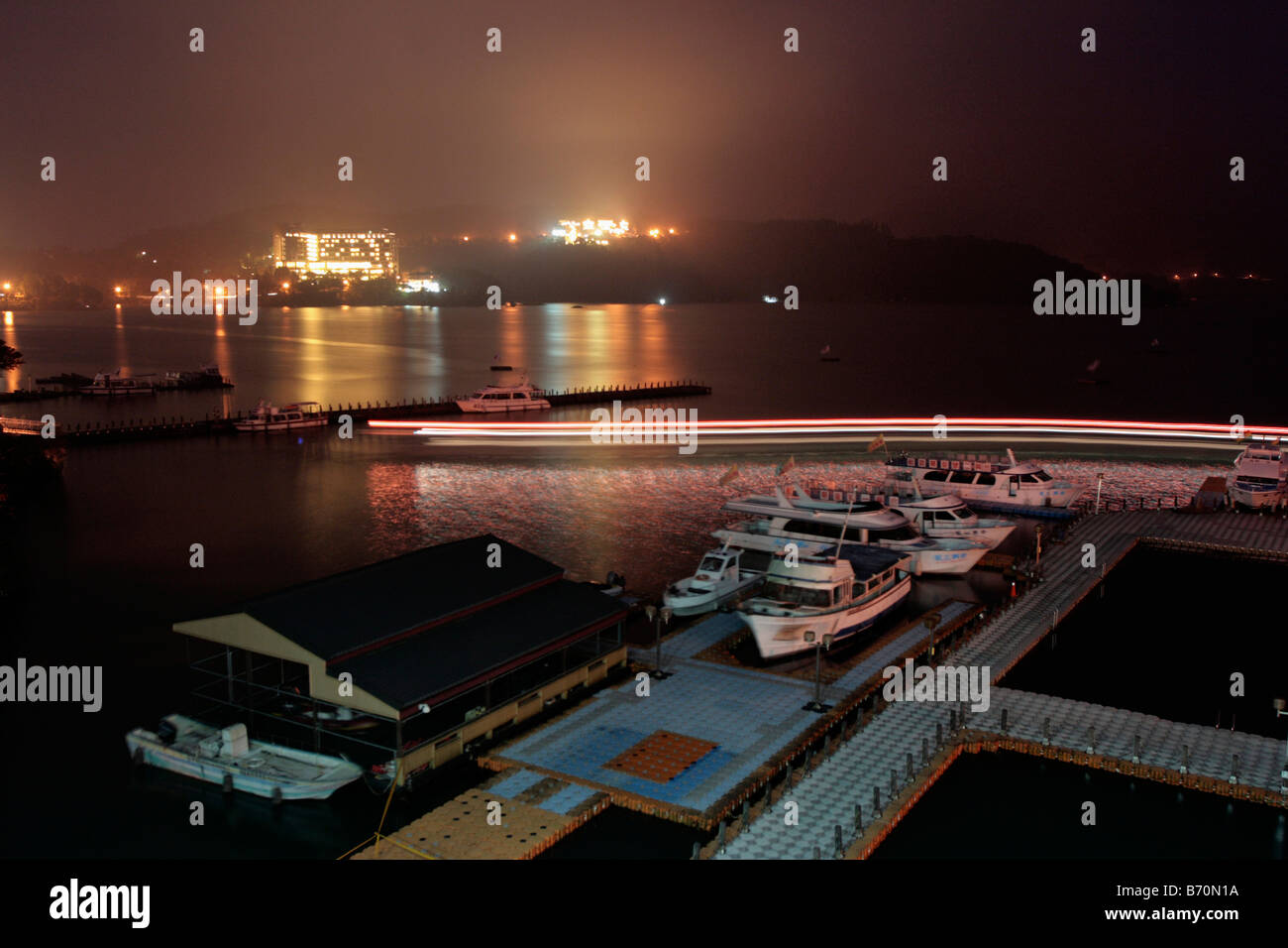 Sun Moon Lake located at central Taiwan Stock Photo - Alamy