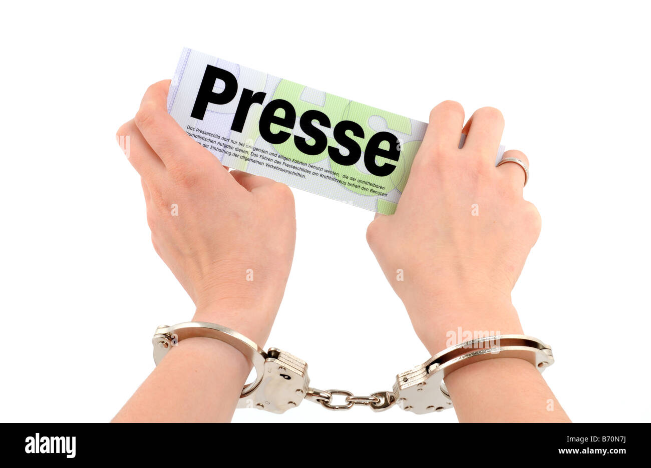 Presseschild High Resolution Stock Photography and Images - Alamy