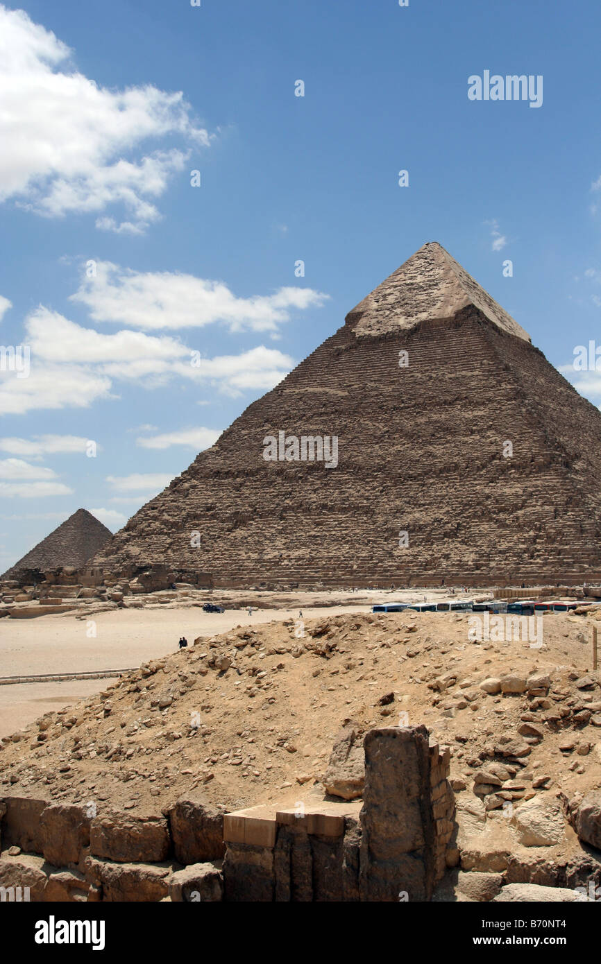 Pyramids of Giza, Egypt Stock Photo - Alamy