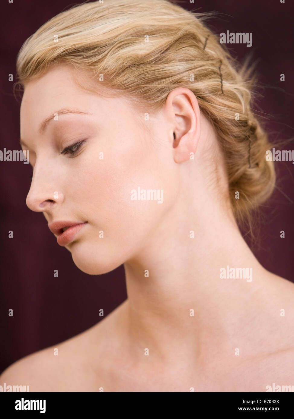 head shot of beautiful girl Stock Photo - Alamy