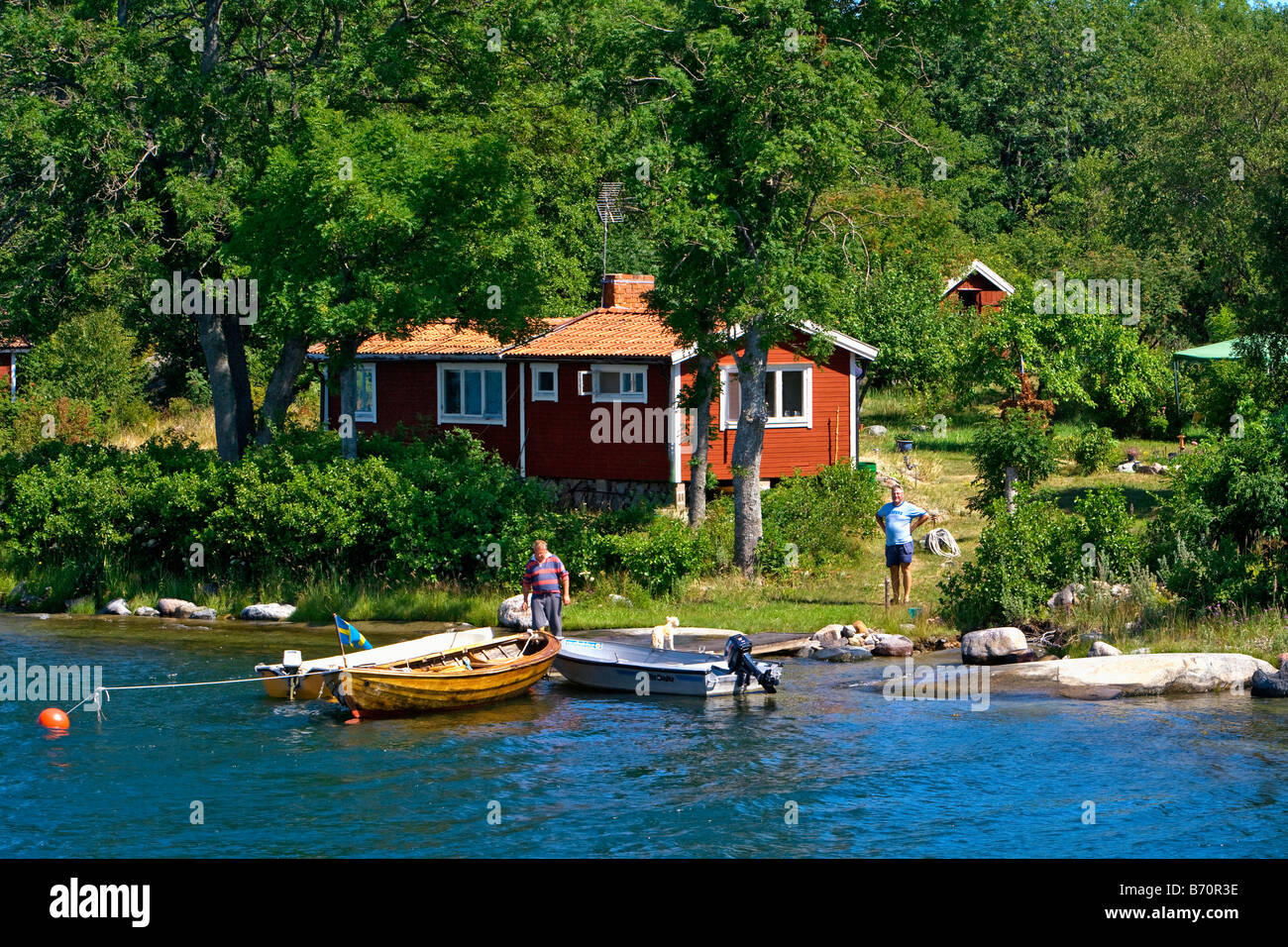 SWEDEN STOCKHOLM STOCKHOLM ARCHIPELAGO SUMMER AT ARCHIPELAGO Stock ...