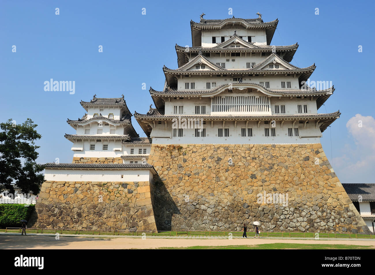 Himeji Castle, Himeji City, Hyogo Prefecture, Honshu, Japan Stock Photo ...