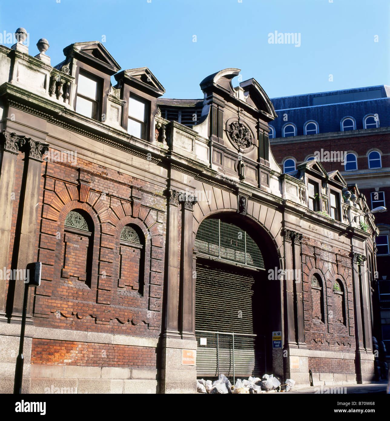 The derelict historic Red House Cold Storage building at Smithfield ...